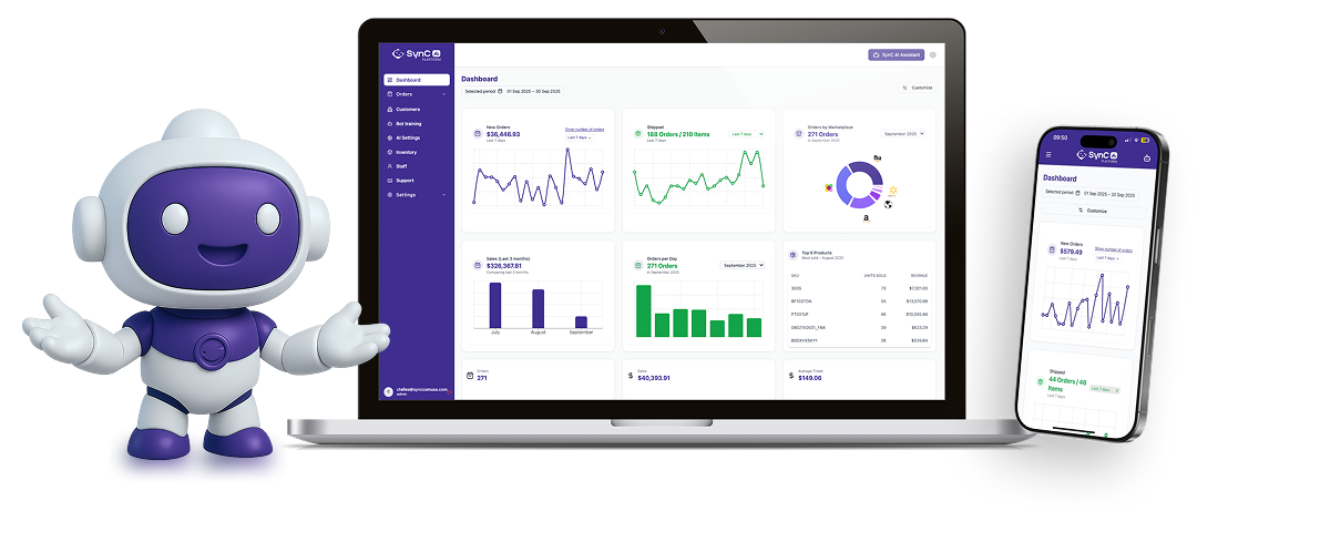 SynC Ai Platform - The AI Brain for Fulfillment & Commerce